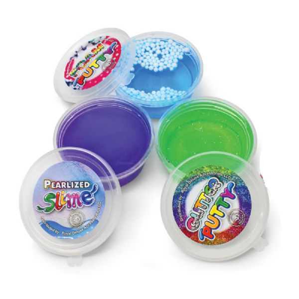 3pk Party Pack Assorted Slime , Putty & Foam - at - royaldeluxeny.com