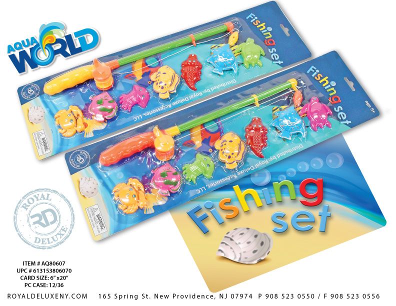 8pc Jumbo Magnetic Fishing Set - at - royaldeluxeny.com