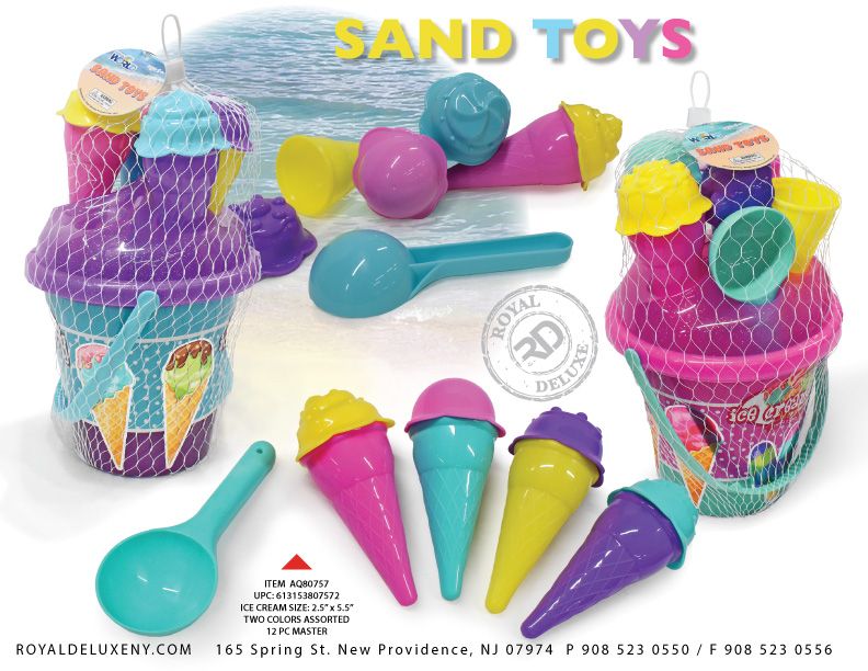 Ice Cream Sand Toy Bucket Set - at - royaldeluxeny.com