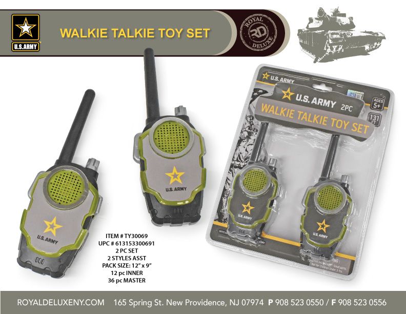 Us Army Walkie Talkie Toy Jungle Camo Print - at - royaldeluxeny.com