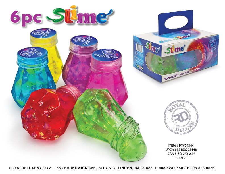 6pk Slime Gem Bottles - at - royaldeluxeny.com