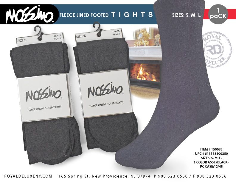 Mossimo Fleece Lined Tights Black - at - royaldeluxeny.com