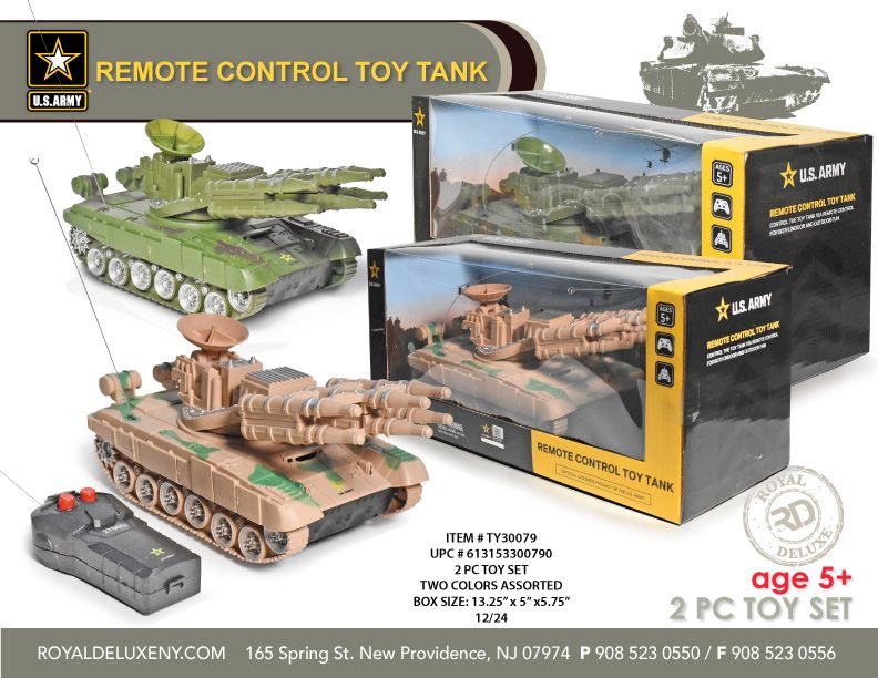 Us Army - Remote Control Tank - at - royaldeluxeny.com