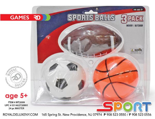 3pk Ball Set - at - royaldeluxeny.com