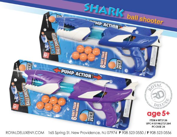 Shark Foam Blaster W/ 5 Balls - at - royaldeluxeny.com